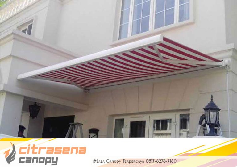 Awning Gulung Bandung, Praktis Buka Tutup Otomatis - Citra Sena Canopy